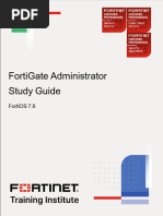 FortiGate 7.4 Operator Exam - Attempt Review | PDF