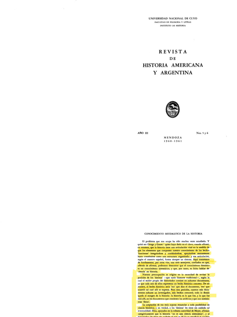 1 - Cassani - Amuchastegui - Conocimiento Sistematico de La Historia | PDF