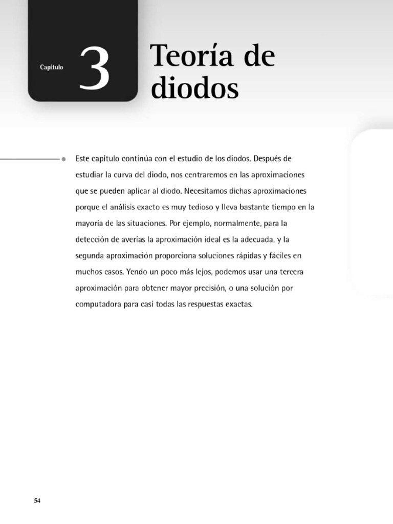 Teoria Diodos Semiconductores | PDF