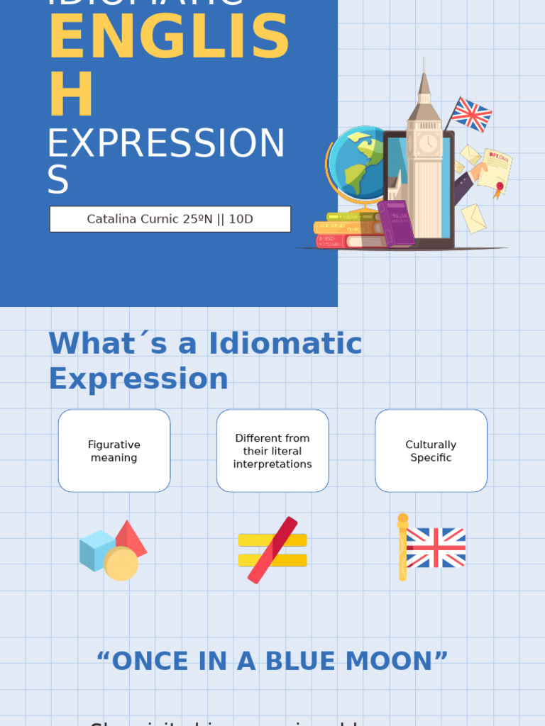 Idiomatic English Expressions | PDF