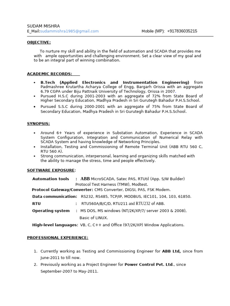9.sudam Mishra SCADA and RTU | PDF | Scada | Computing
