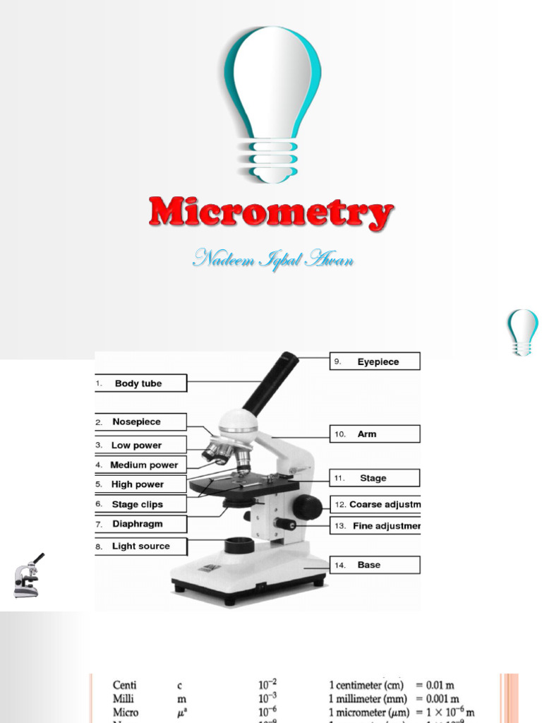 Ch 1 Micrometry | PDF