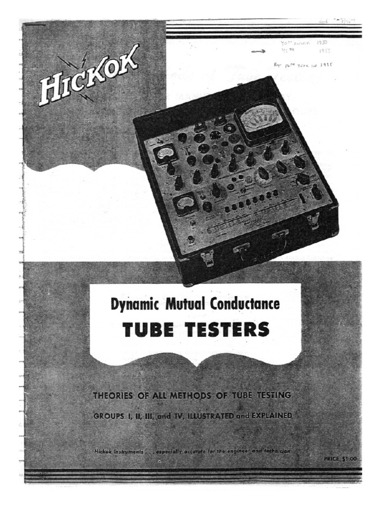 Hickok Tube Testers | PDF