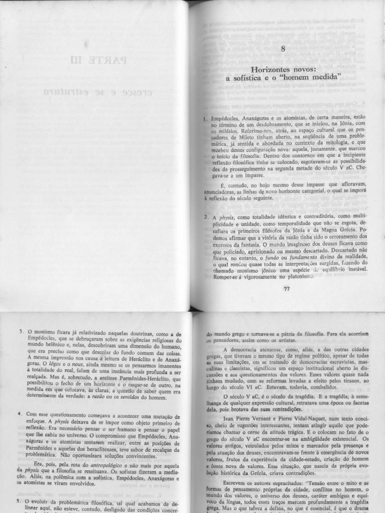 Texto Sobre o Tema Sofistica e Socrates | PDF