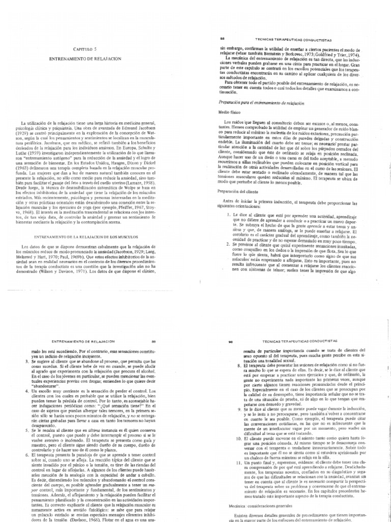Goldfried Cap 5-10 | PDF | Mano | Ansiedad