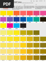 RAL to Pantone Color Conversion Chart | PDF | Image Processing | Art Media