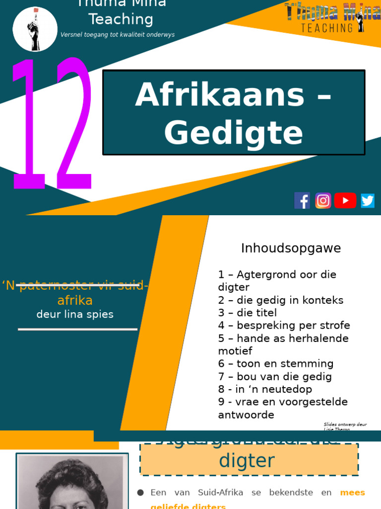 N Paternoster Vir Suid-Afrika - LMT | PDF