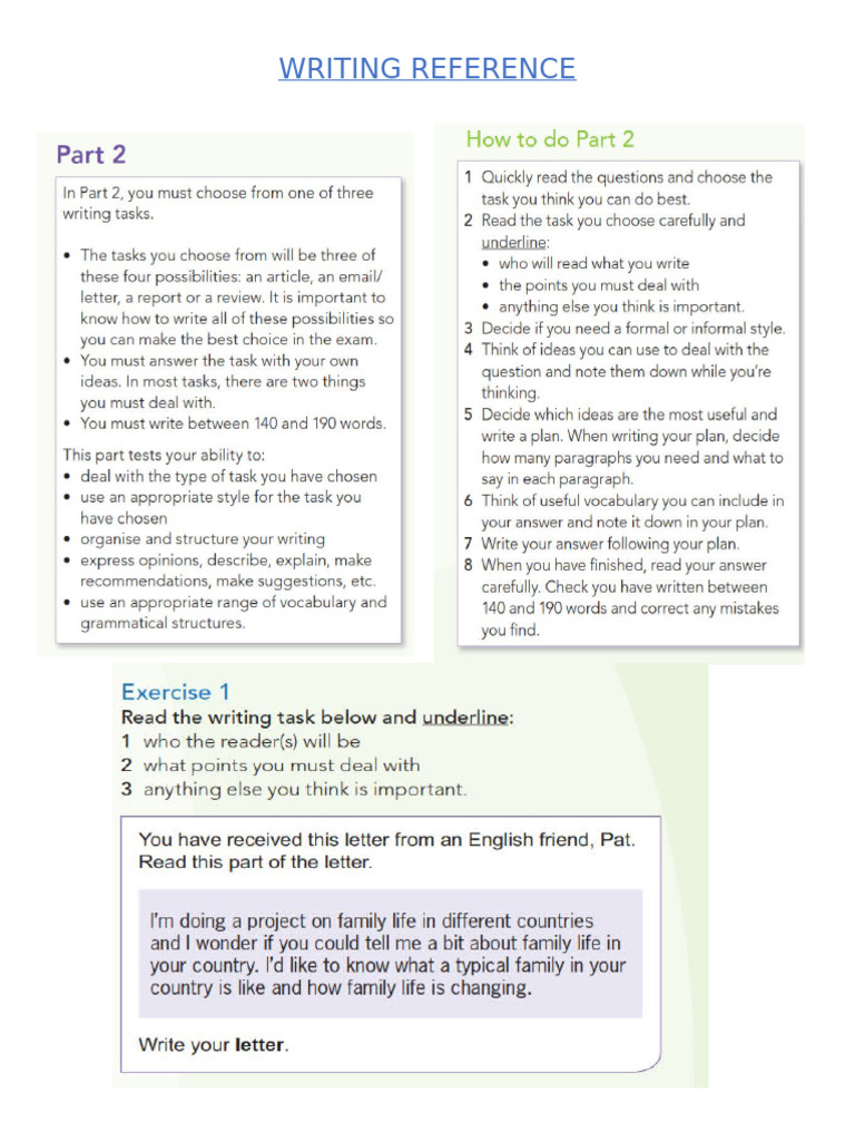 Writing Reference-Part 2 | PDF
