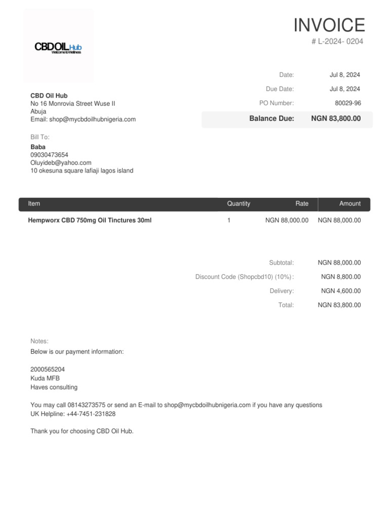 Invoice L-2024 - 0204 | PDF