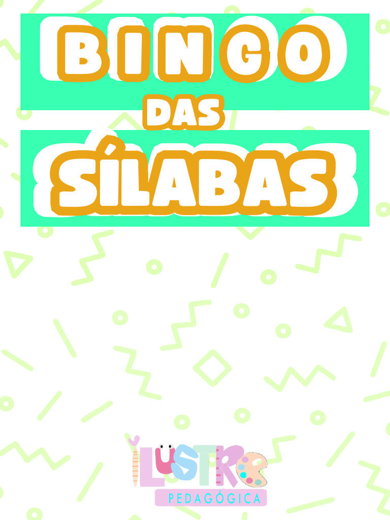 Bingo Silábico para Imprimir | PDF