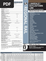 Trenton Line Regional Rail Schedule | PDF | Septa | Bus Transport