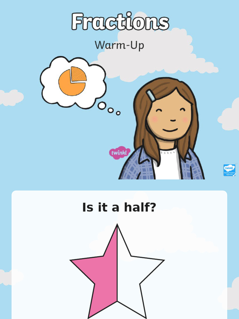 Fractions Maths Warmup Powerpoint - Ver - 1 | PDF
