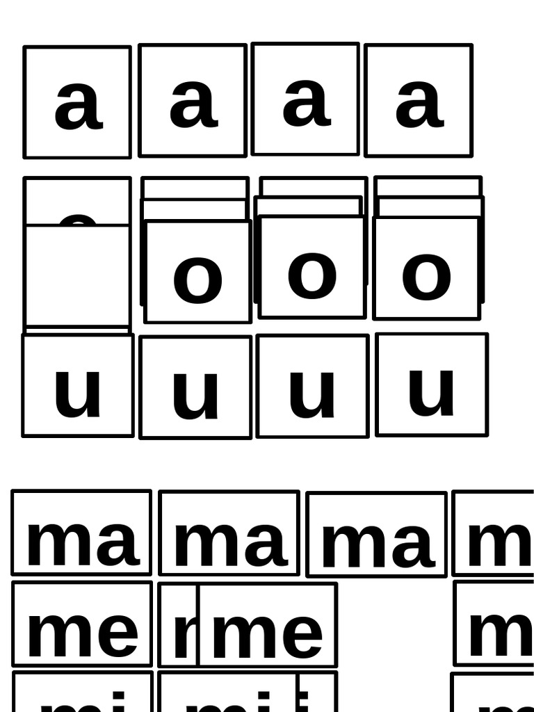 Sonido Ma Me Mi Mo Mu | PDF