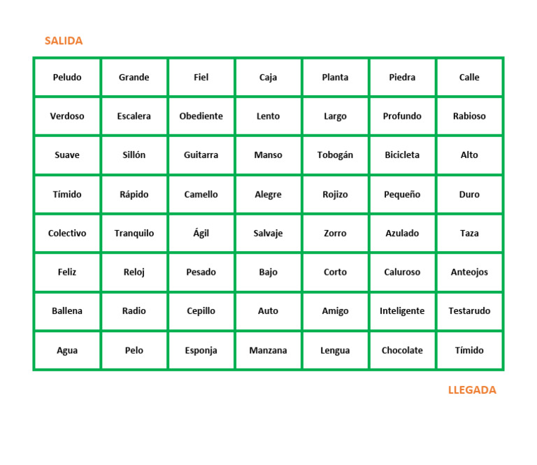Laberinto de Palabras | PDF