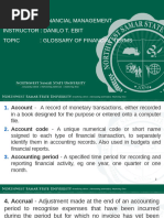 Agresso Glossary of Terms | PDF | Accounts Payable | Invoice