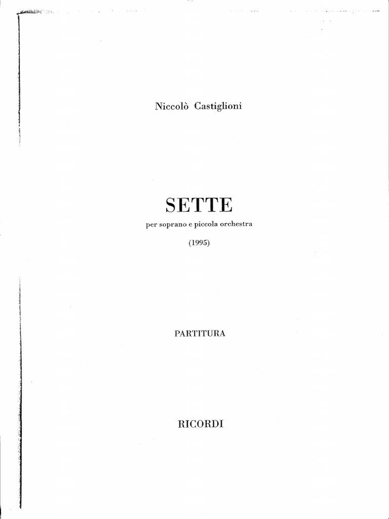 Sette | PDF