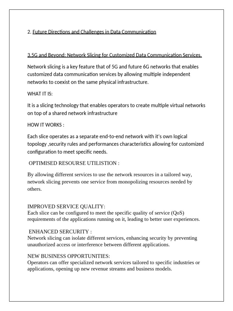 Data Communication Group Work | PDF | Computer Network | Internet Of Things