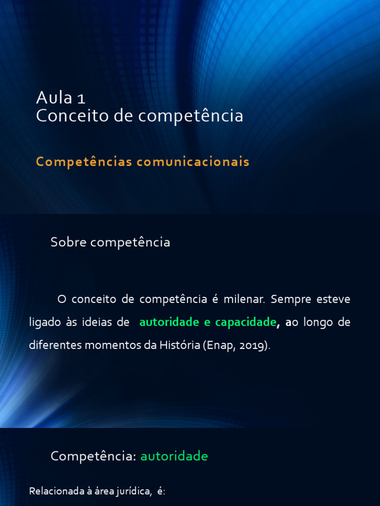 Aula 2 Competências Comunicativas Revisada e Atualizada | PDF | Competência (Recursos Humanos ...