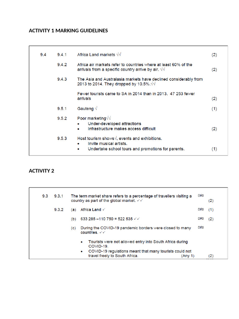 Foreign Market Share Marking Guidelines | PDF