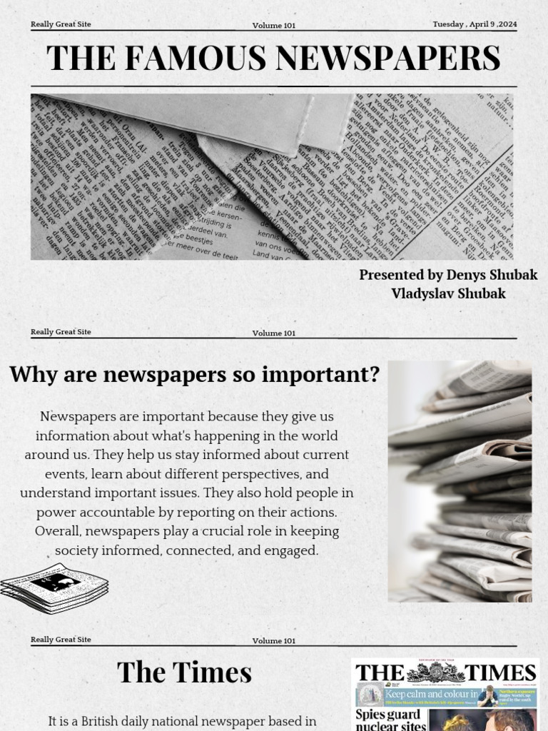 The Famous Newspapers | PDF