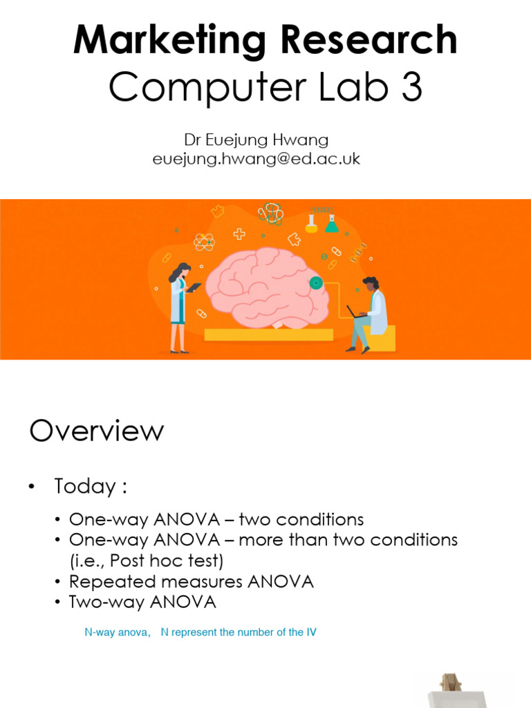 Week 8 - Computer Lab 2 (PDF Slides) | PDF | Analysis Of Variance | Data Analysis