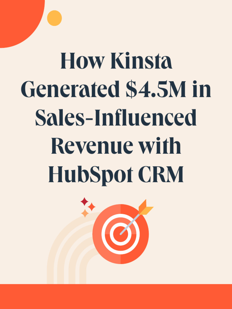 Kinsta S HubSpotSuccessStory 1657801119 | PDF