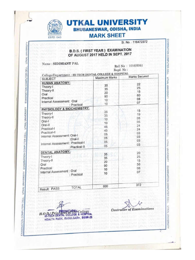 Utkal University | PDF