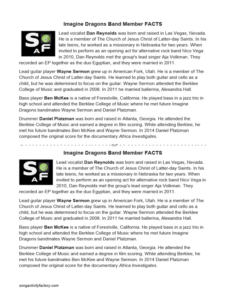 SAF - Biography Race Text + Questions Worksheet | PDF | American ...