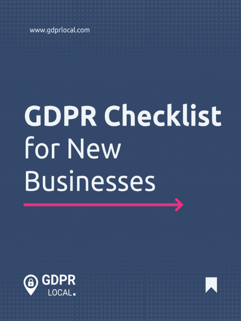 GDPR Checklist For New Businesses | PDF