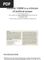 Animal Farm Chapter Summaries | PDF