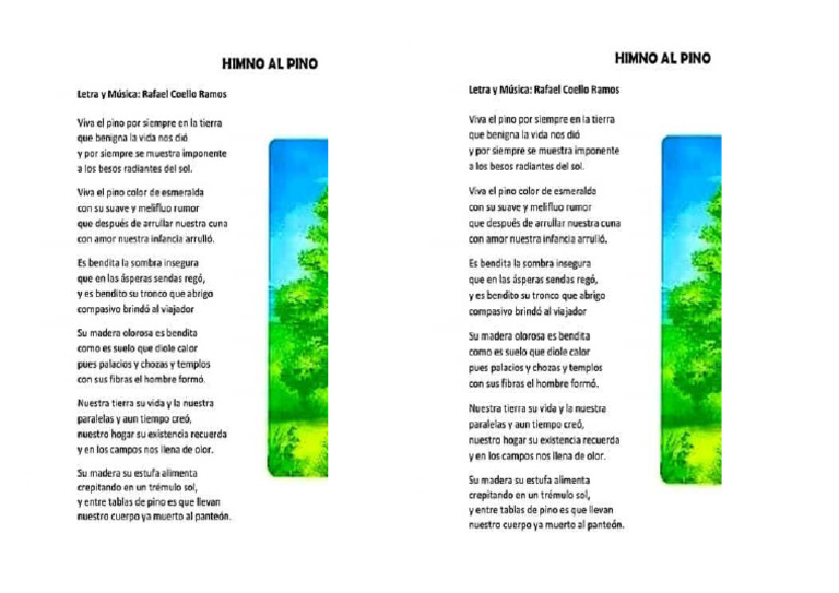Himno Al Pino. | PDF