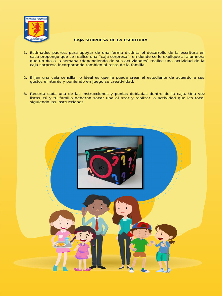 Actividades Creativas para Escribir en Familia | PDF