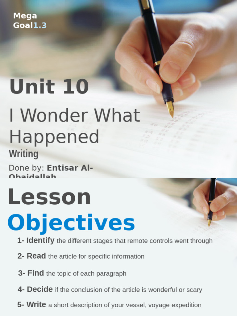 MG1.3 - Unit10-Writing-46 | PDF