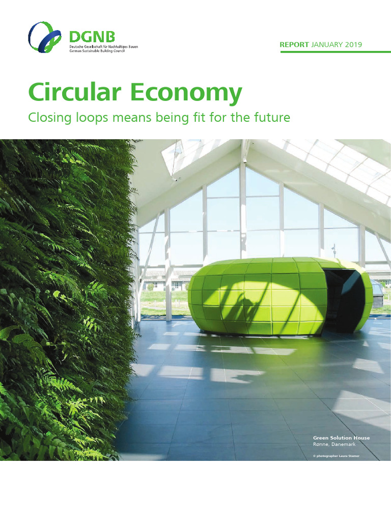 DGNB Report Circular Economy EN | PDF | Waste | Recycling