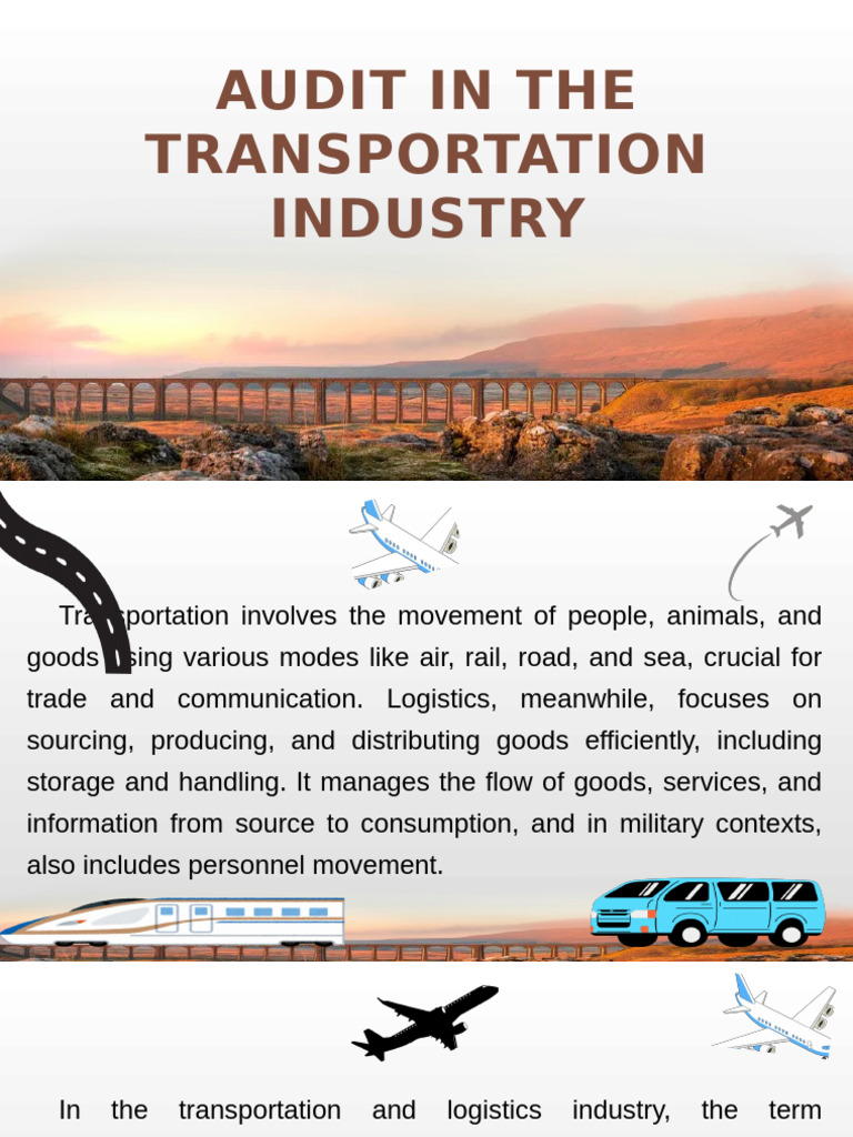 Transportation and Logistics Industry Audit | PDF | Logistics | Audit
