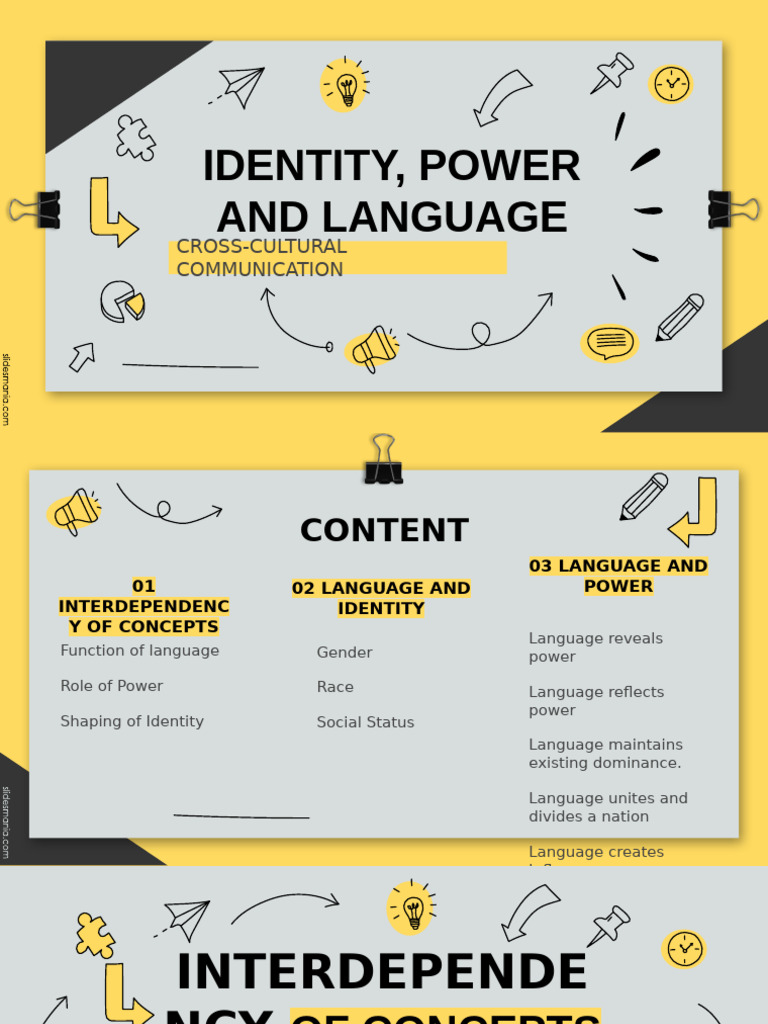 Identity, Power and Language | PDF | Identity (Social Science) | Gender