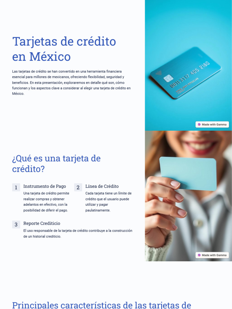 Tarjetas de Credito en Mexico | PDF | Tarjeta de crédito | Crédito