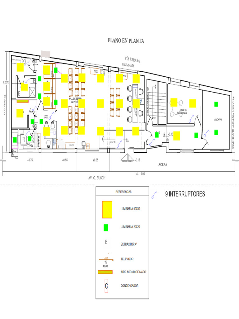 Ejemplos de Simbolos de Iluminación en Planos | PDF