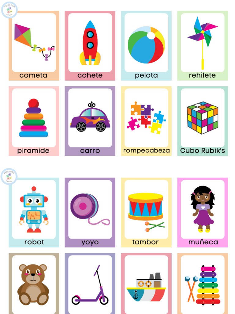 Fichas de Juguetes | PDF