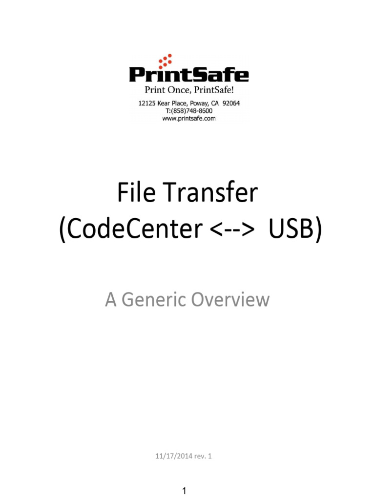 CodeCenter File Transfer | PDF | Computer File | Backup
