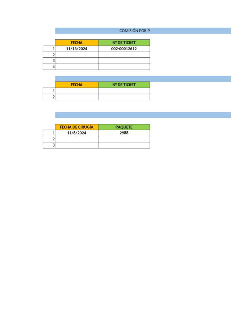 Formato de Comisiones - Gera. | PDF