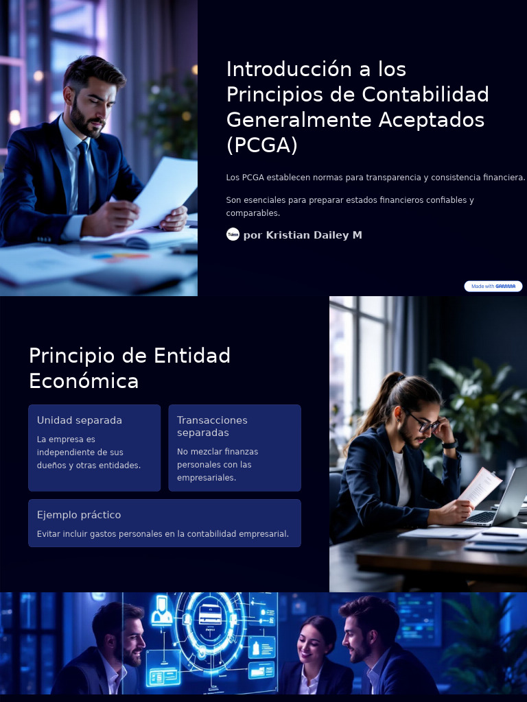 Introduccion A Los Principios de Contabilidad Generalmente Aceptados ...