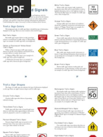 25 Mandatory Signs For Indian Roads | PDF