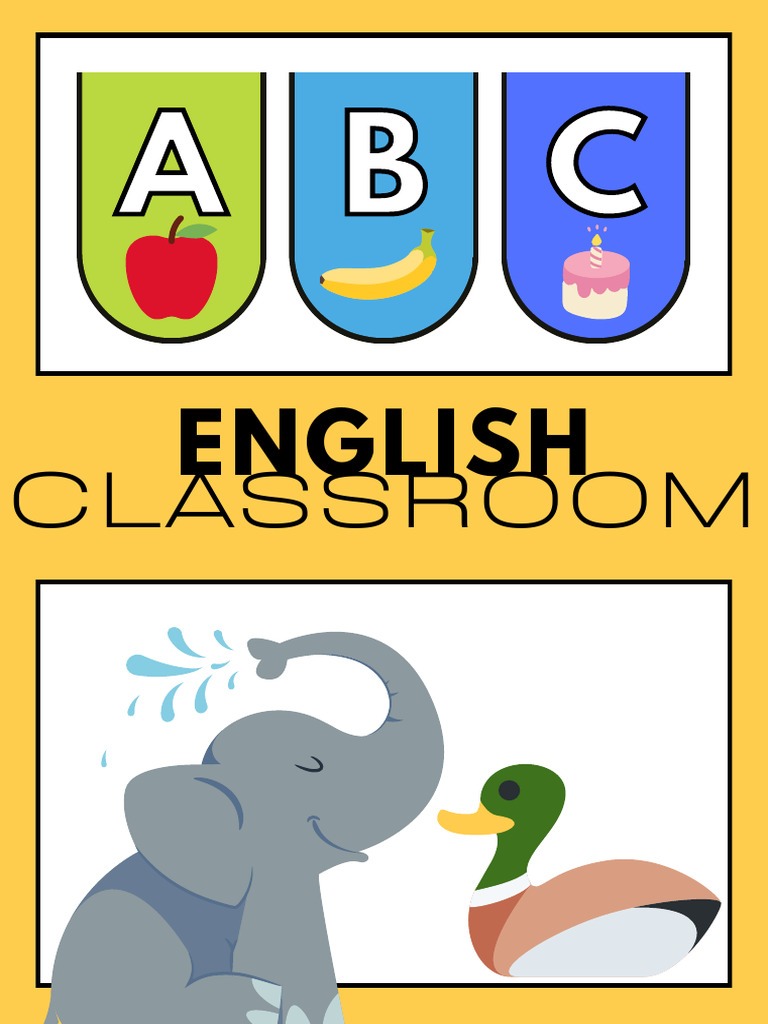 English Alphabet Classroom Bunting in Multicolored Fun Style - 20250327 ...