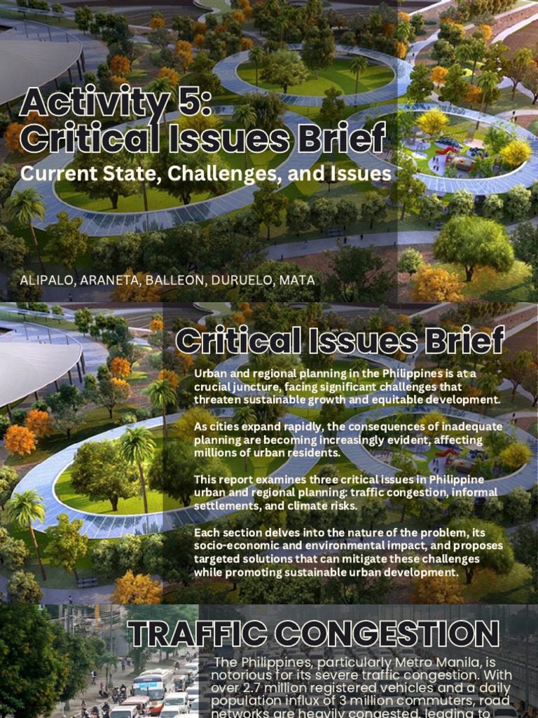 Activity 5 Critical Issues Brief Topic Current State, Challenges, and ...