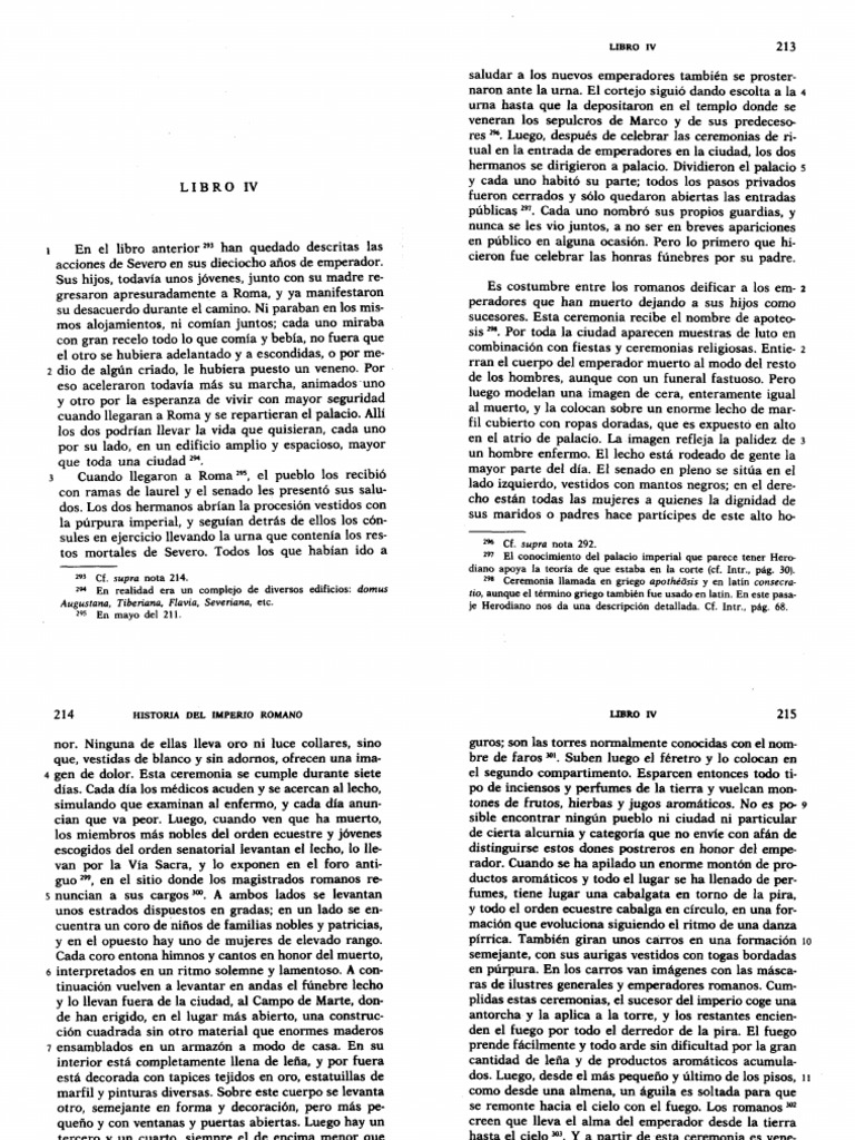 Herodiano, Libro IV | PDF | imperio Romano