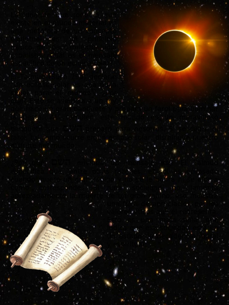 Tora Emet Un Eclipse | PDF | Luna | Eclipse solar