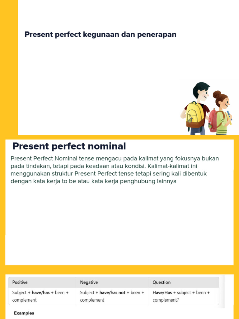 Present Perfect Nominal | PDF