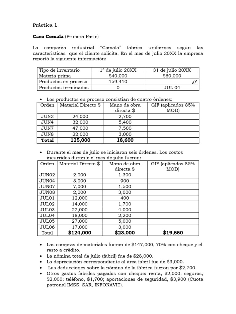 CASO COMALA Parte 1 | PDF