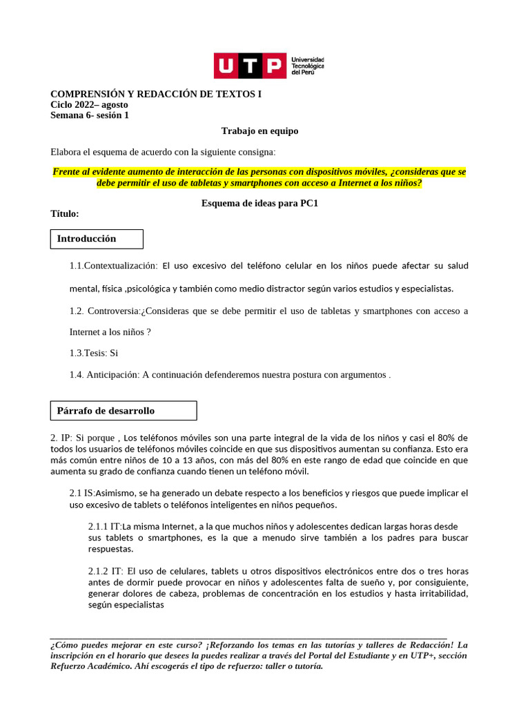 S06.s1-Esquema para PC1 . | PDF | Smartphone | Tableta